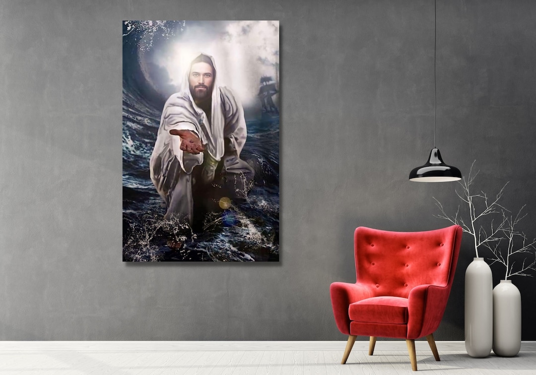 Jesus Print,christ Canvas,jesus Canvas Print, Spiritual Canvas, Home ...