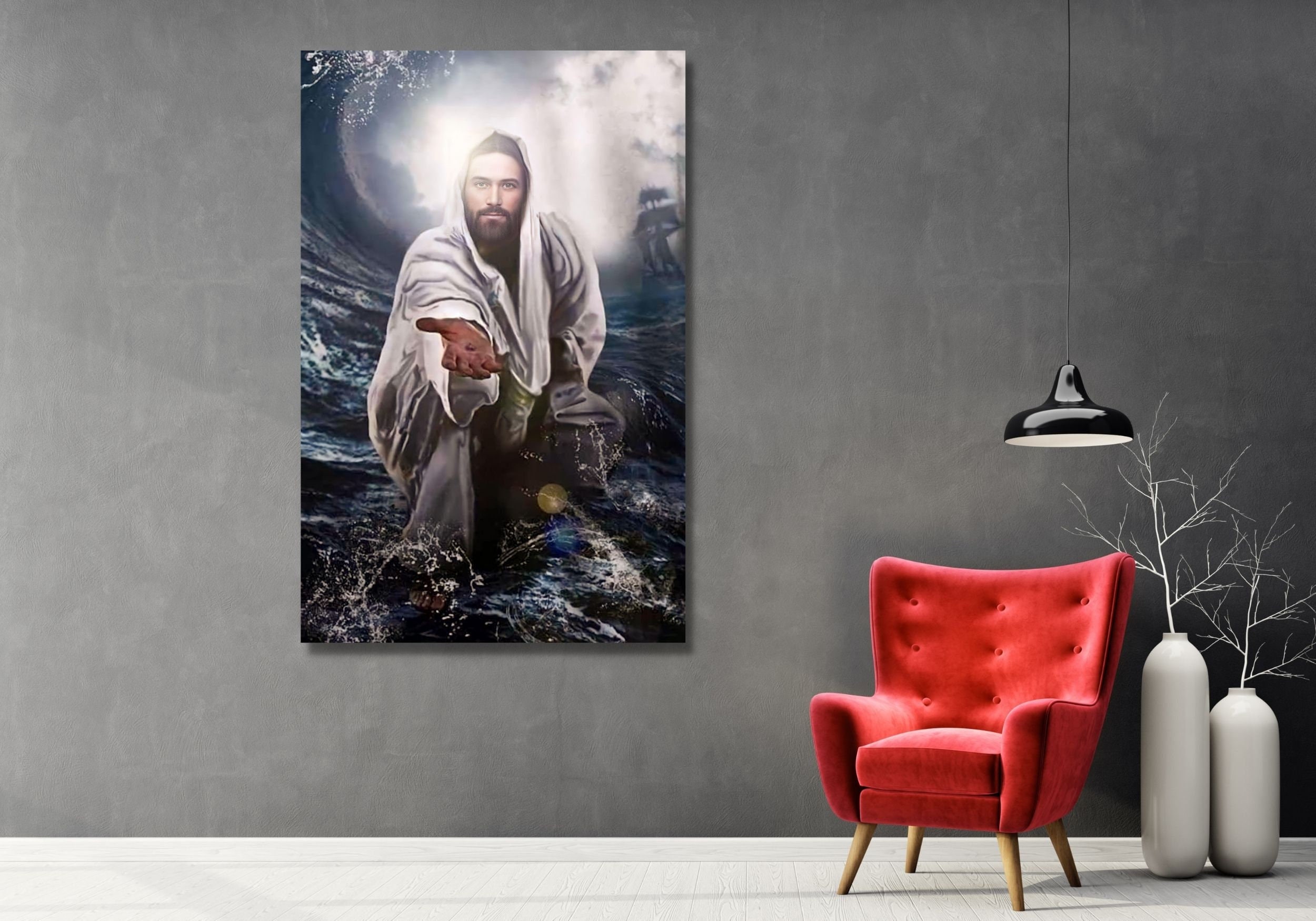 Jesus Print,christ Canvas,jesus Canvas Print, Spiritual Canvas, Home ...