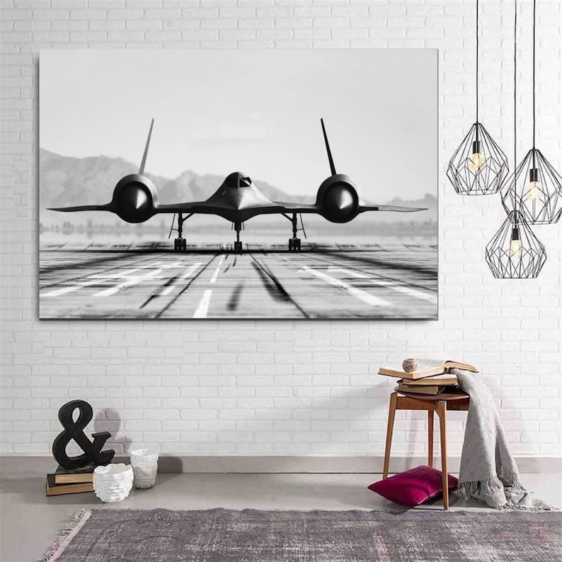 Lockheed SR-71 Blackbird Poster Aviation Wall Artaviator - Etsy