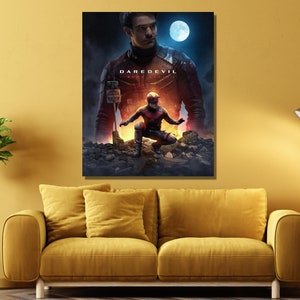 Daredevil Poster,super Hero TV Series Movie Poster Wall Painting Retro ...