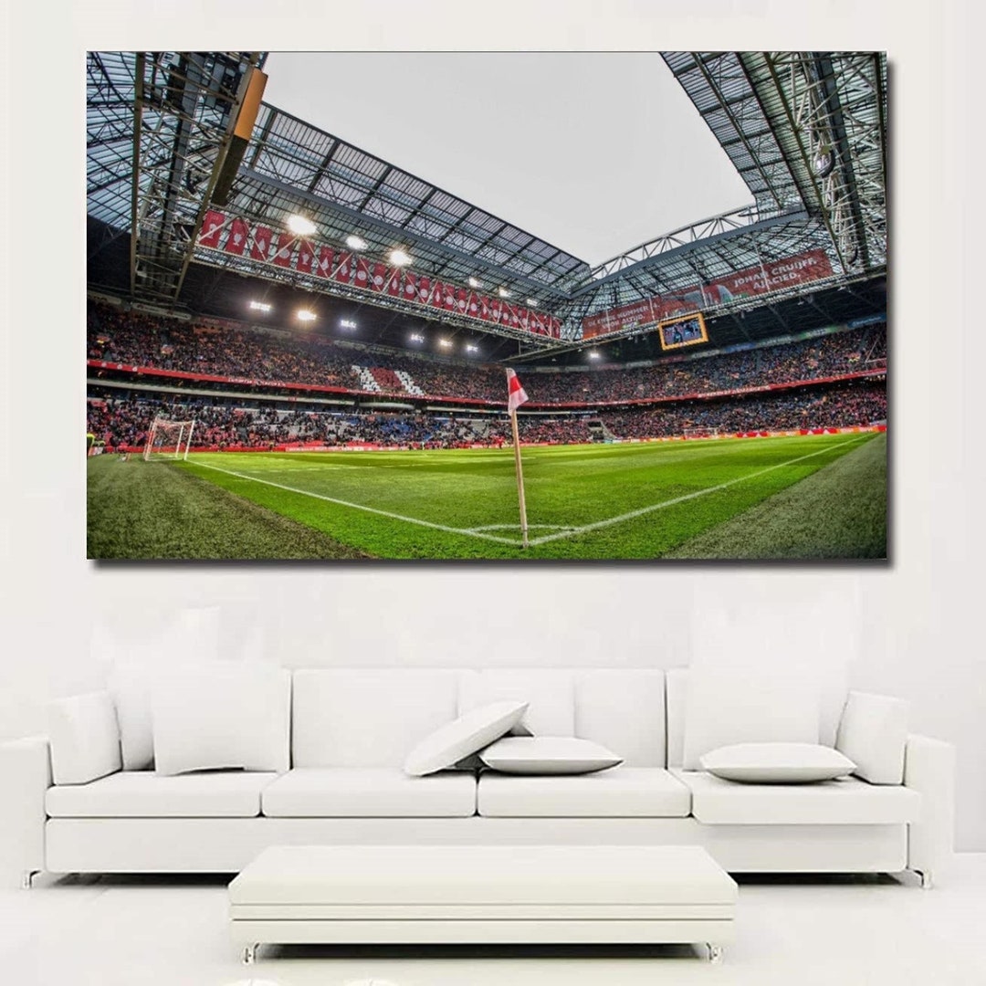 Johan Cruyff Arena Print Ajax Stadium Wall Art Amsterdam Arena Canvas ...