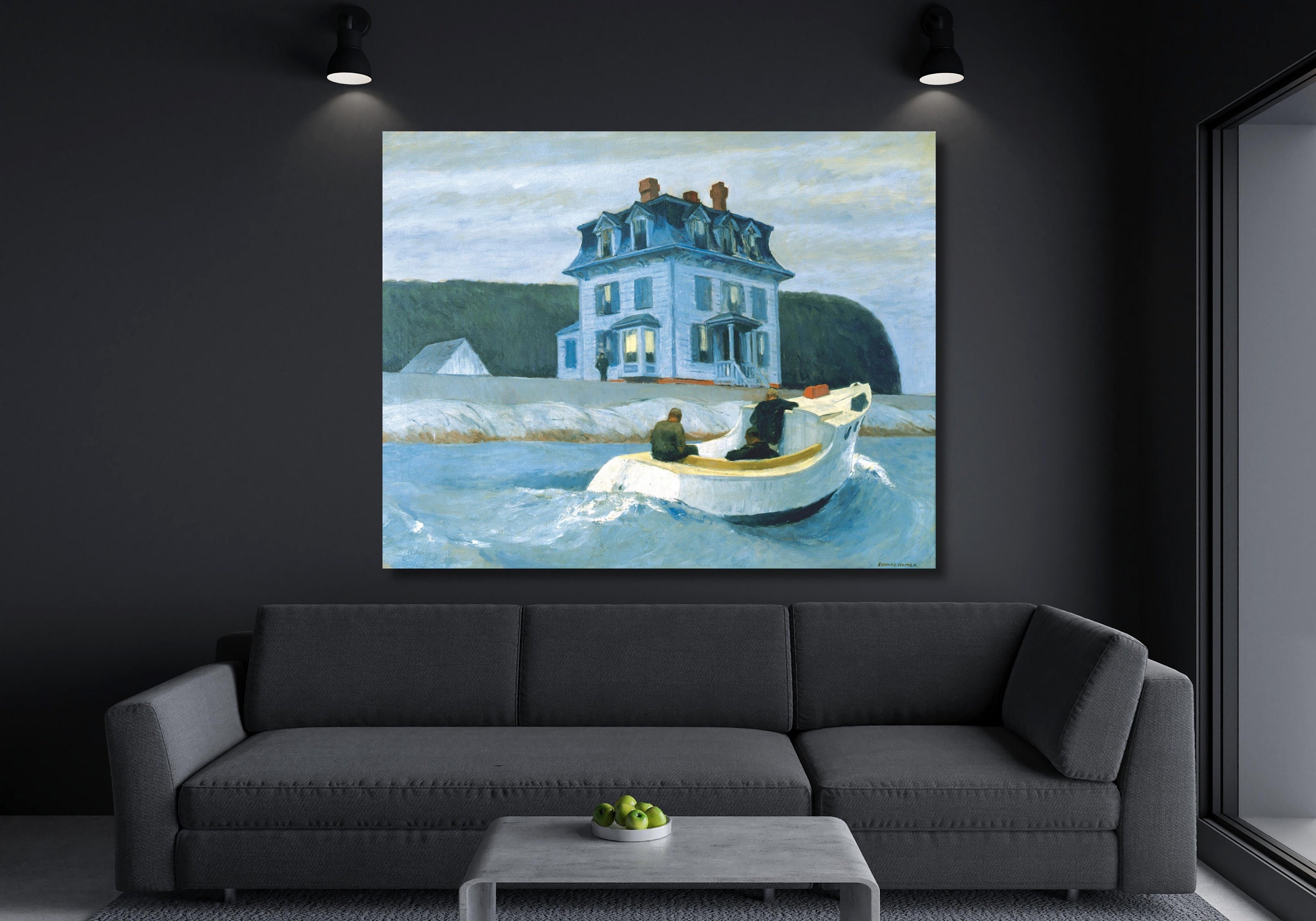Edward Hopper Wall Art Sailboat the Sea 1951 Canvas Edward Hopper Print ...