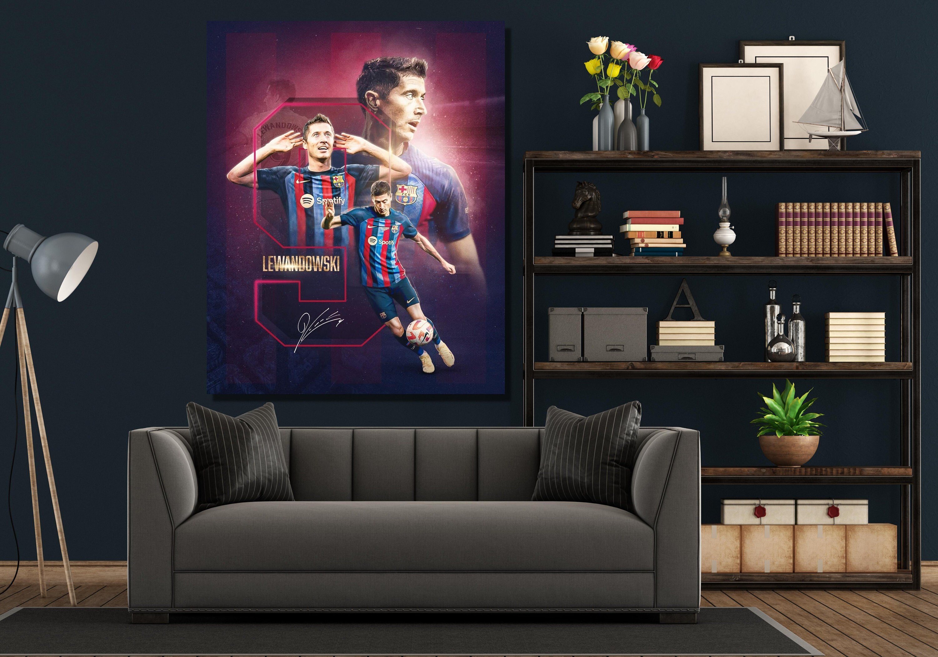 Robert Lewandowski Wall Art Lewandowski Poster Lewandowski - Etsy