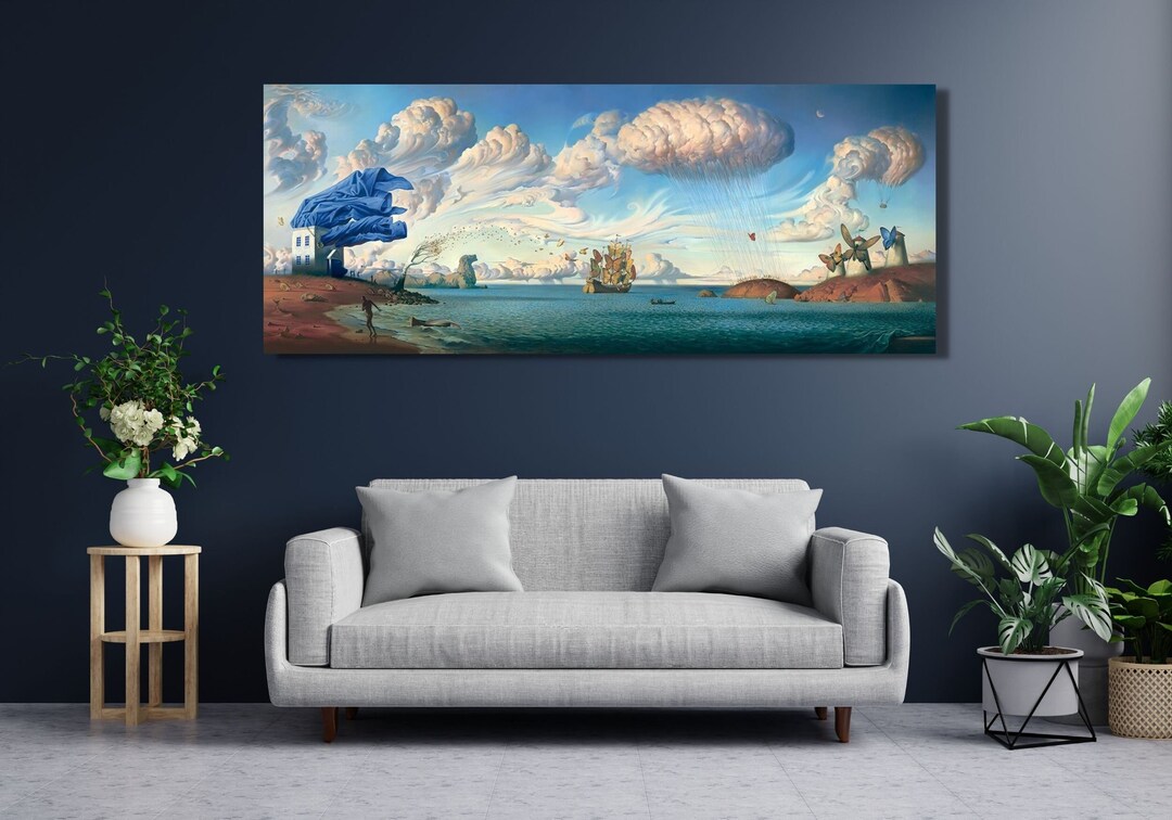 Vladimir Kush Art mural surréaliste, affiche d'impression d'art ...