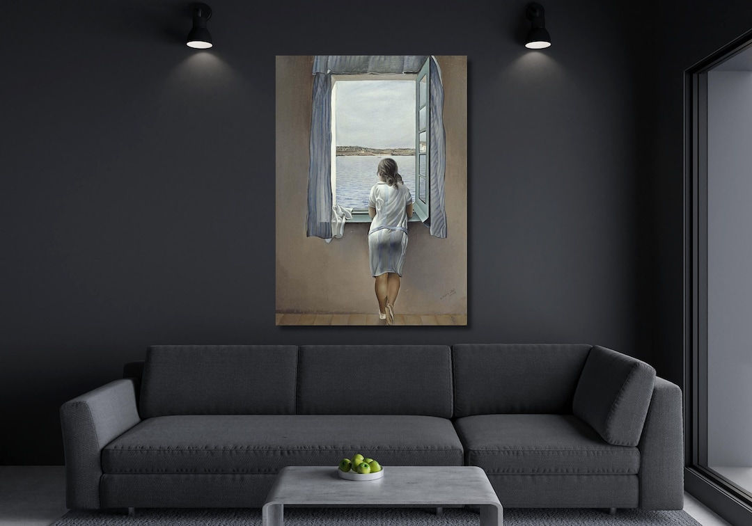 Girl at the Window by Salvador Dalí Wall Art Canvas Poster - Etsy