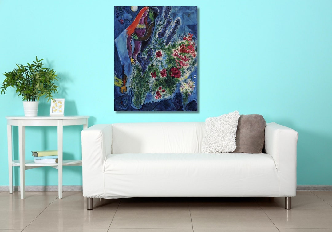 Chagall DANCERS Canvas Print Poster,la Mariee Canvas Wall Art,marc ...