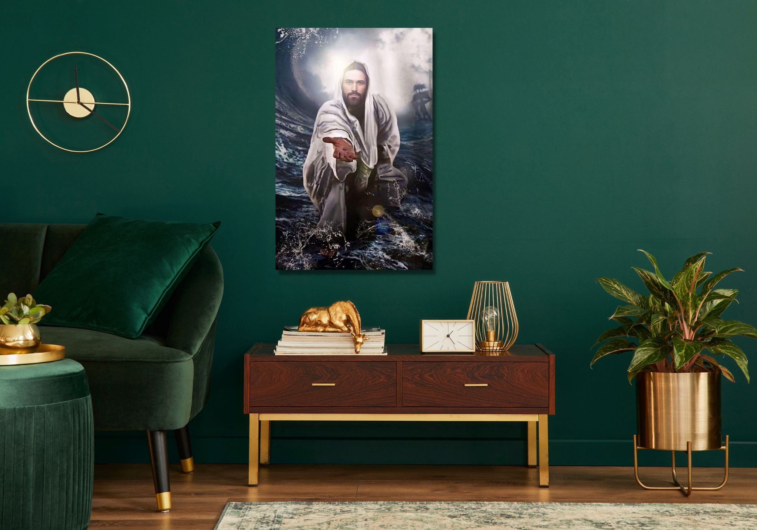 Jesus Print,christ Canvas,jesus Canvas Print, Spiritual Canvas, Home ...