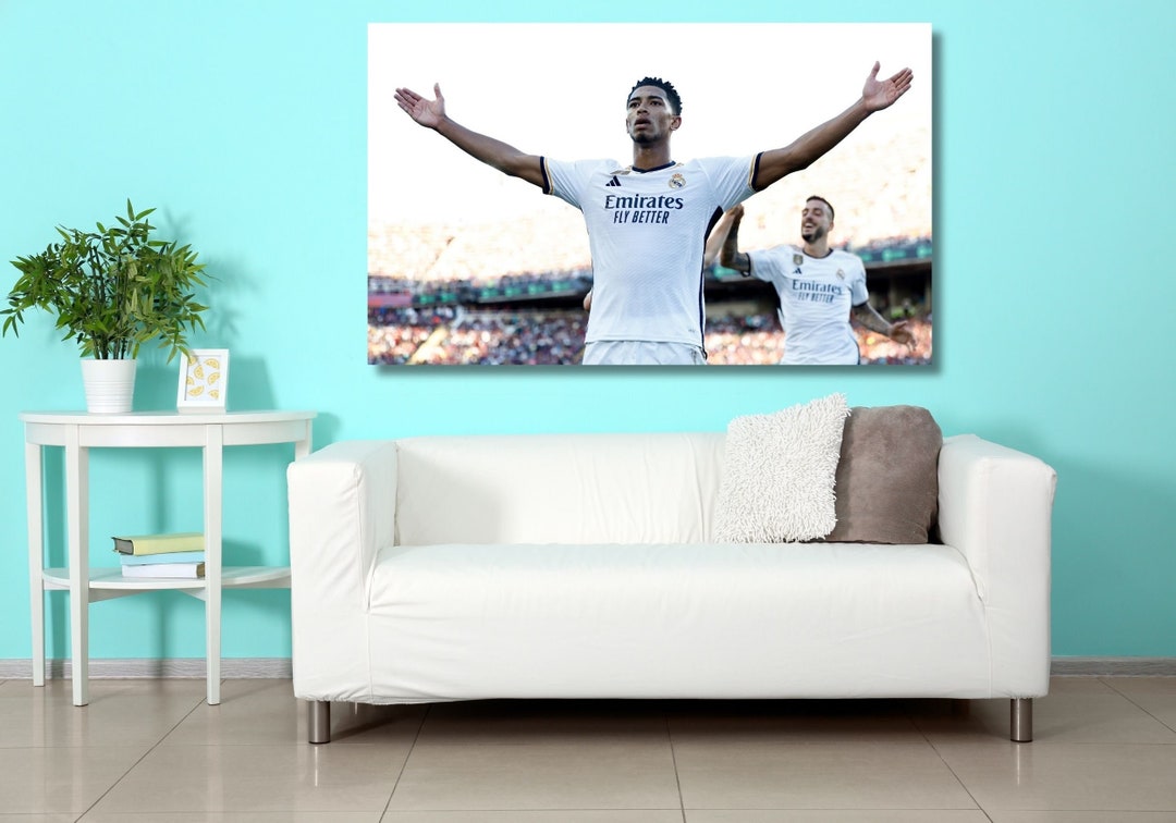 Jude Bellingham Canvas,jude Bellingham Poster, Soccer Poster Boys Room ...