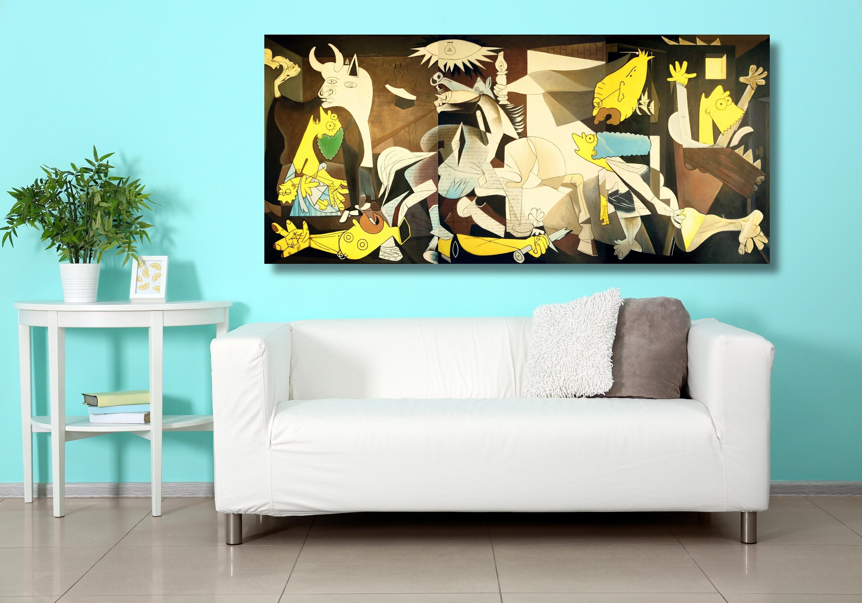 Pablo Picasso Guernica Poster, Guernica Wall Art,guernica Black White ...