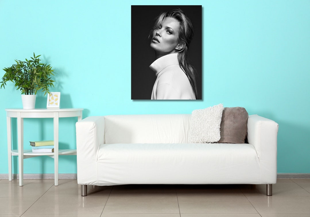 Kate Moss Canvas,kate Moss Poster Fashion Print Life is Joke Print ...