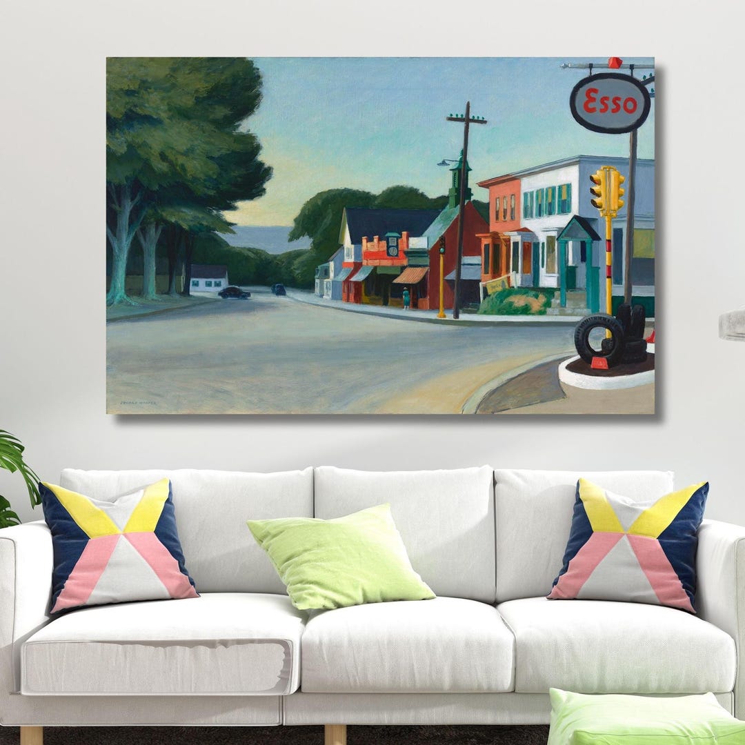 Orleans by Edward Hopper Ready-to-hang Canvas Print Hopper Art ...