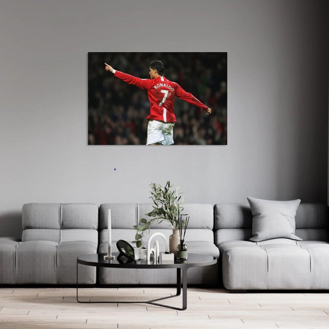 Cristiano Ronaldo POSTER Ronaldo Canvas Football Poster Bicycle Kick ...