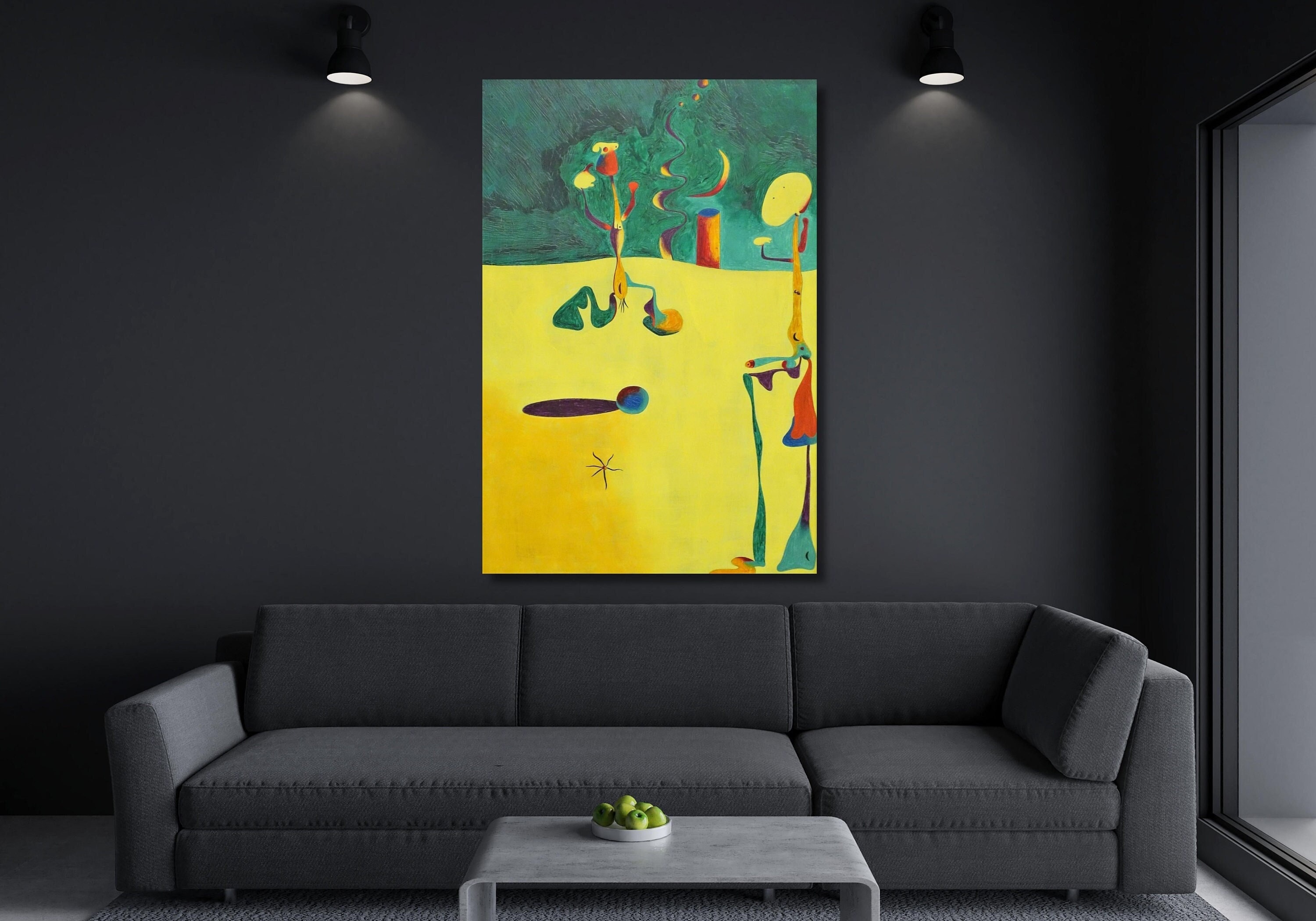 Joan Miro Wall Artsjoan Miro Print Surrealism Wall Art joan - Etsy