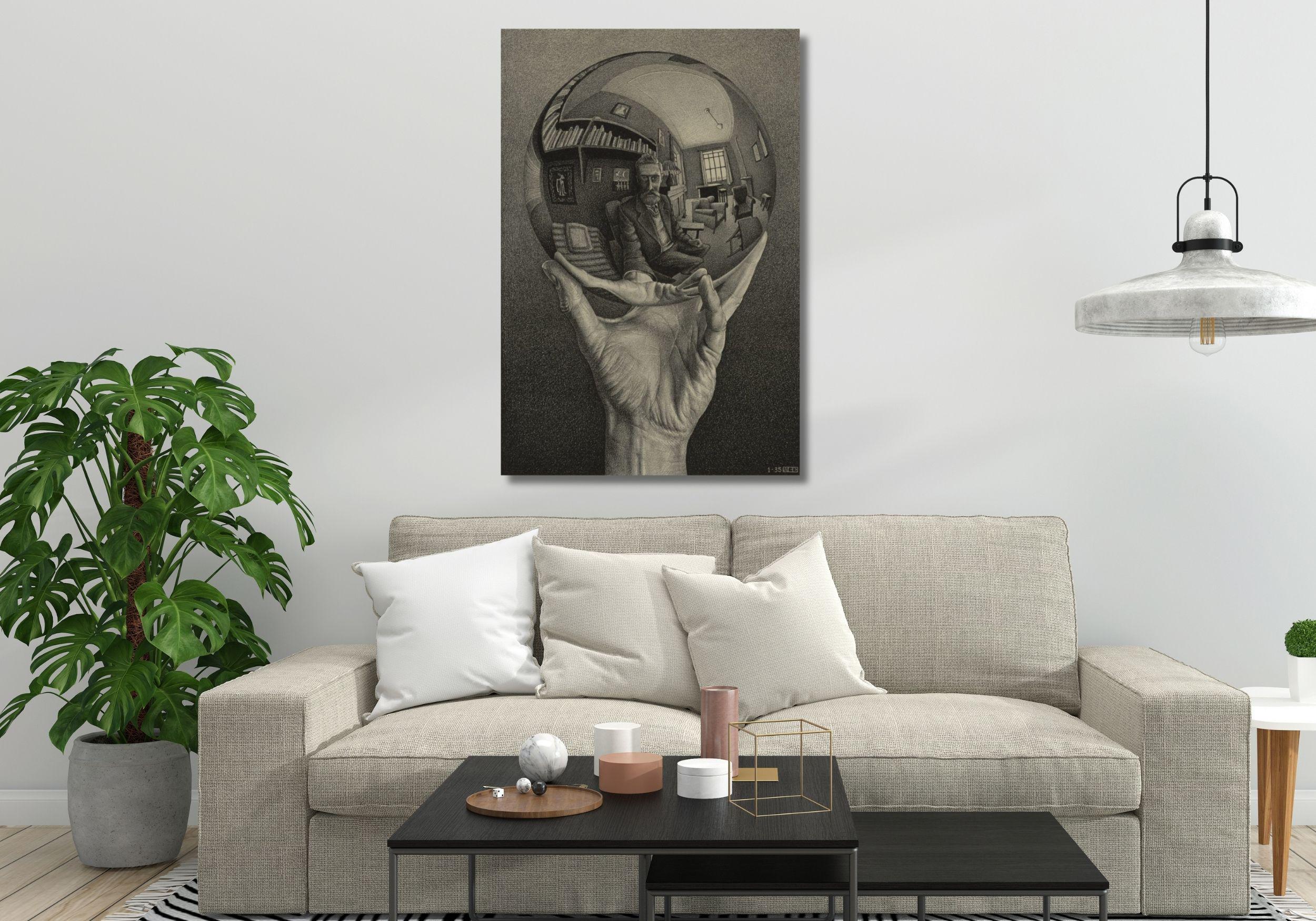 Hand With Reflecting Sphere MC Escher Print Poster Maurits Cornelis ...