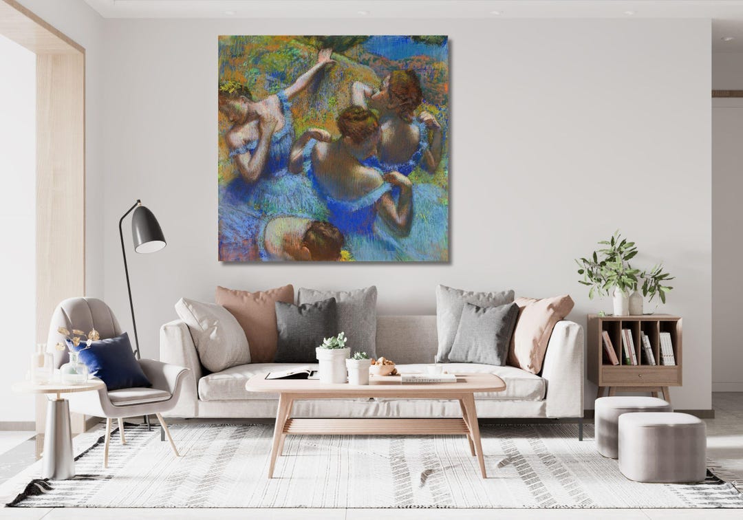 Four Ballerinas Behind the Stage 1898 by Edgar Degas Wall Art Print ...