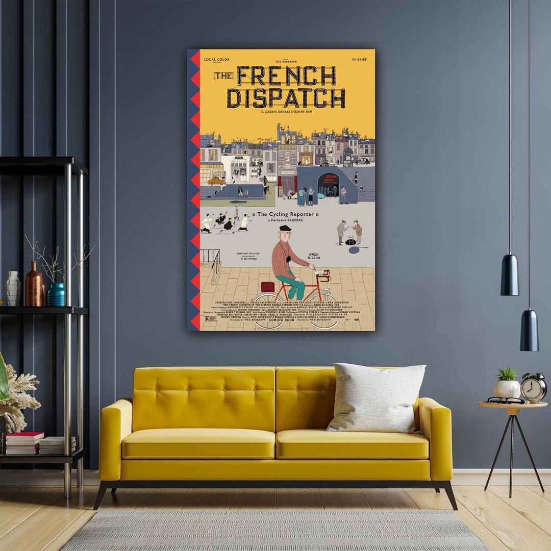 The French Dispatch Movie Poster Print, the French Dispatch, High ...