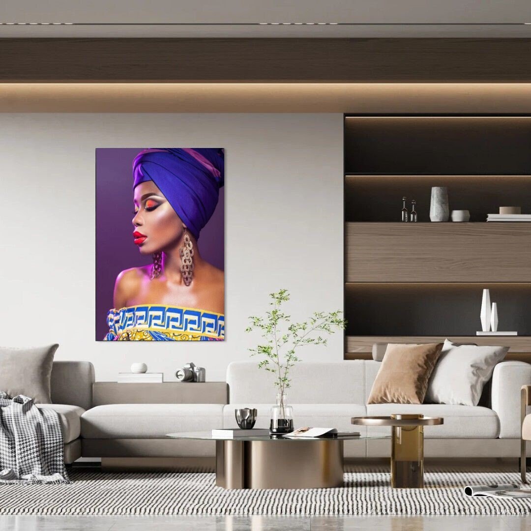 African Poster,home Decor,african Black Woman Canvas Wall Art,african Girl Canvas Paintings Wall ...