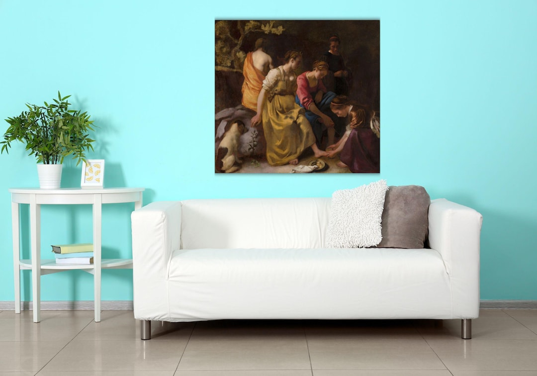 Diana and Her Nymphs by Johannes Vermeer Ready to Hang Canvas Wall Art ...