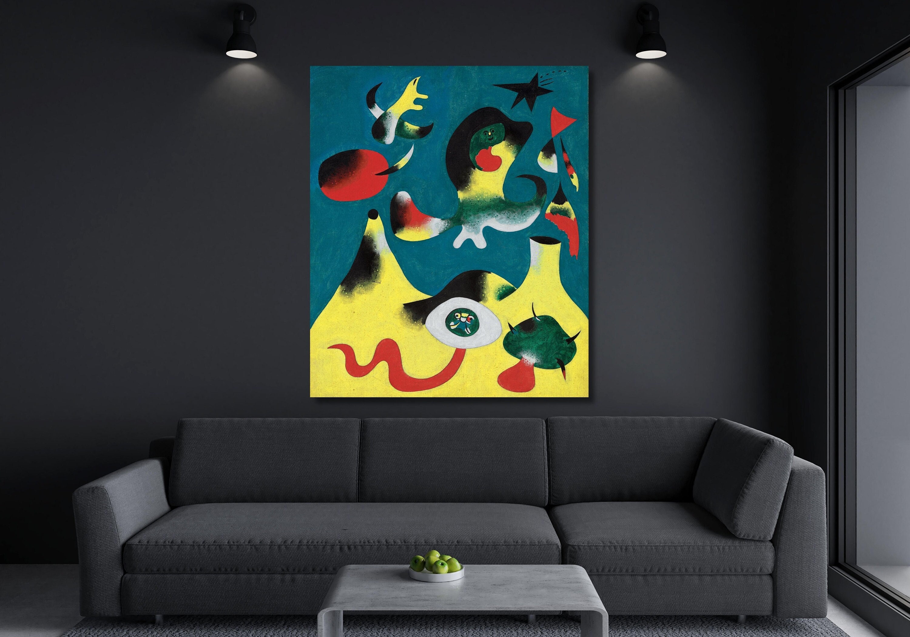 Joan Miro Posterjoan Miro Print Surrealism Wall Art joan - Etsy
