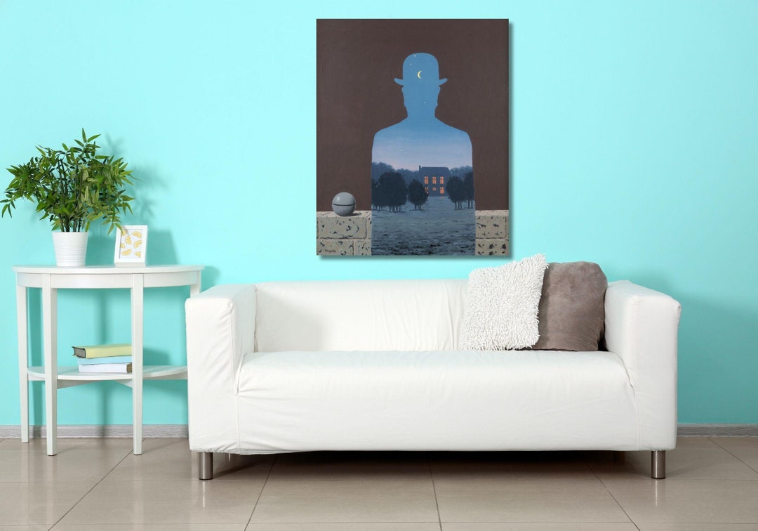 Rene Magritte Face Canvas, Rene Magritte Print Rene Magritte Wall Art ...
