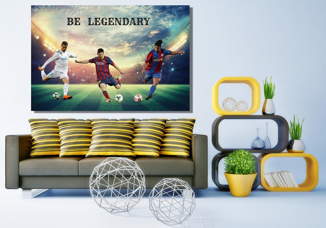 Ronaldo Messi Ronaldinho POSTER Wall Decor,lionel Messi Wall Art ...