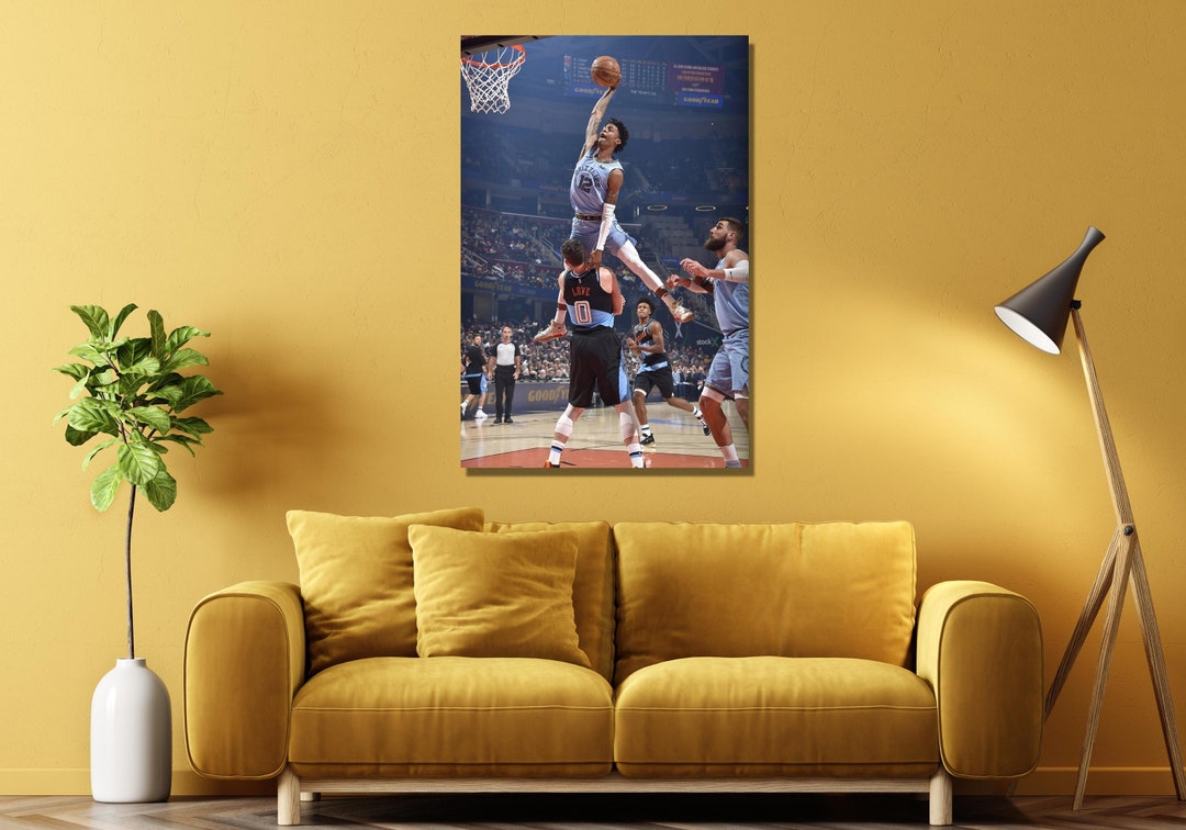 Ja Morant CANVAS Poster, Ja Morant Print,nba Legendary Player Canvas ...