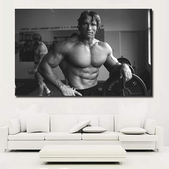 Arnold Schwarzenegger Bodybuilding Motivational Poster Tableau