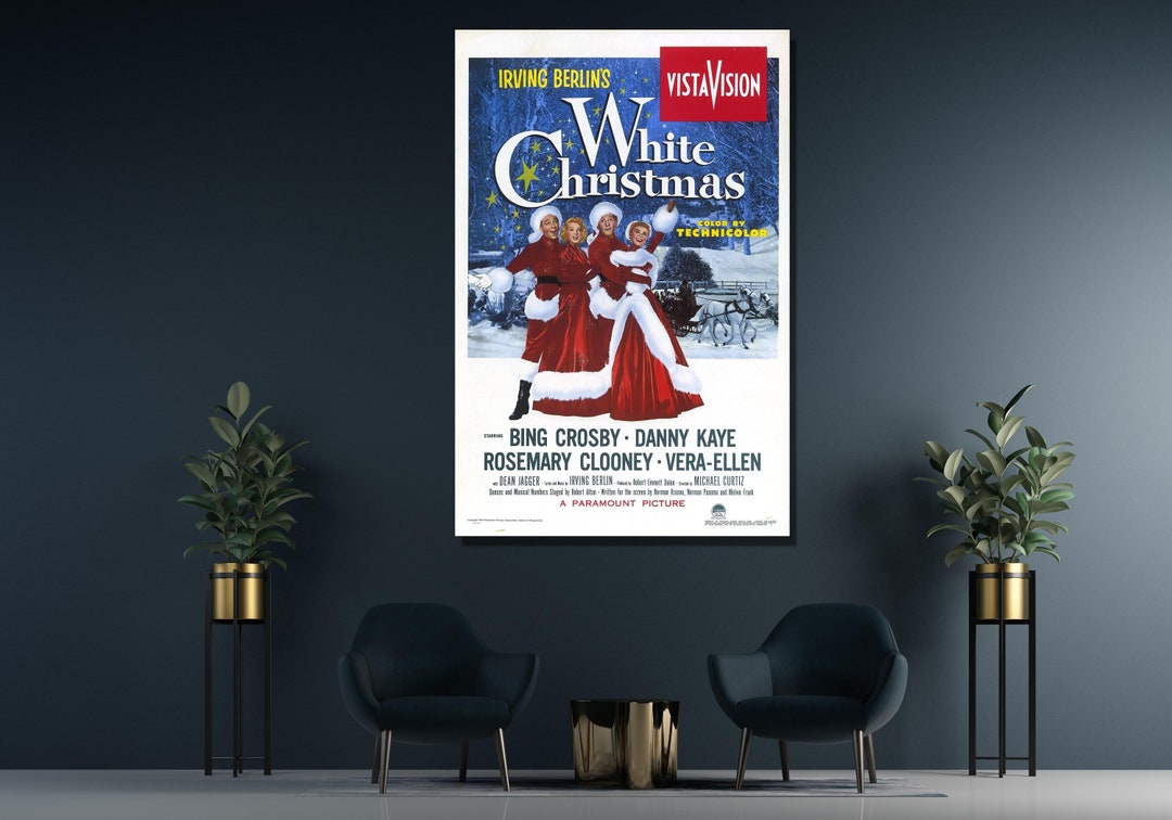 White Christmas Lover Movie Poster Home Living Decor,irving Berlin's ...