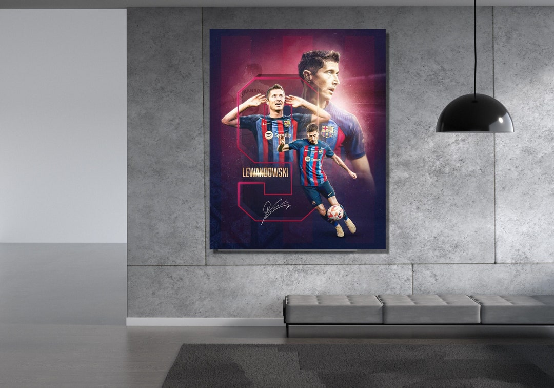 Robert Lewandowski Wall Art Lewandowski Poster Lewandowski Print ...