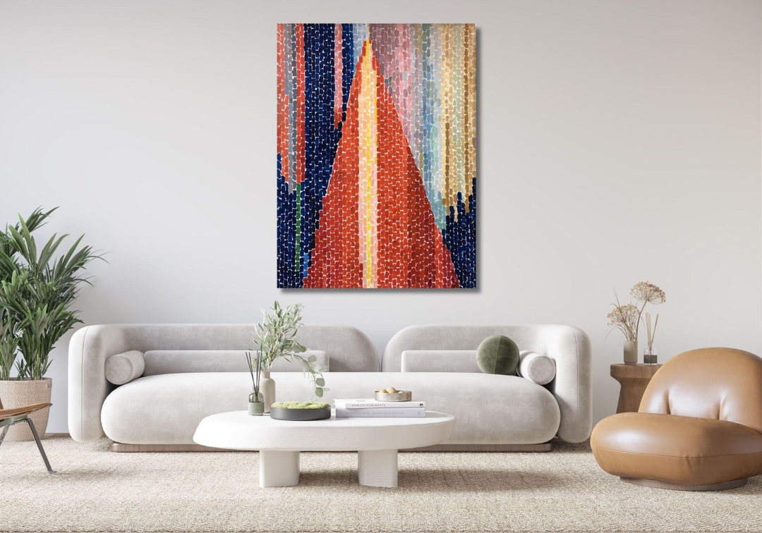 Alma Thomas Blast off Wall Art Print Poster Alma Thomas Artwork Print ...