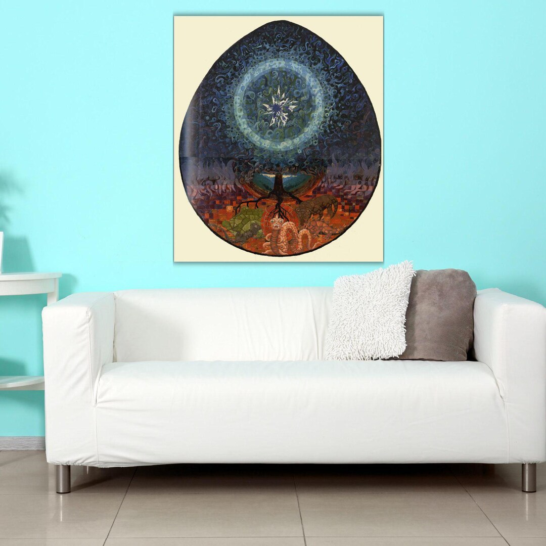The Tree of Life by Carl Jung - Quality Framed Canvas Wall Art Poster ...