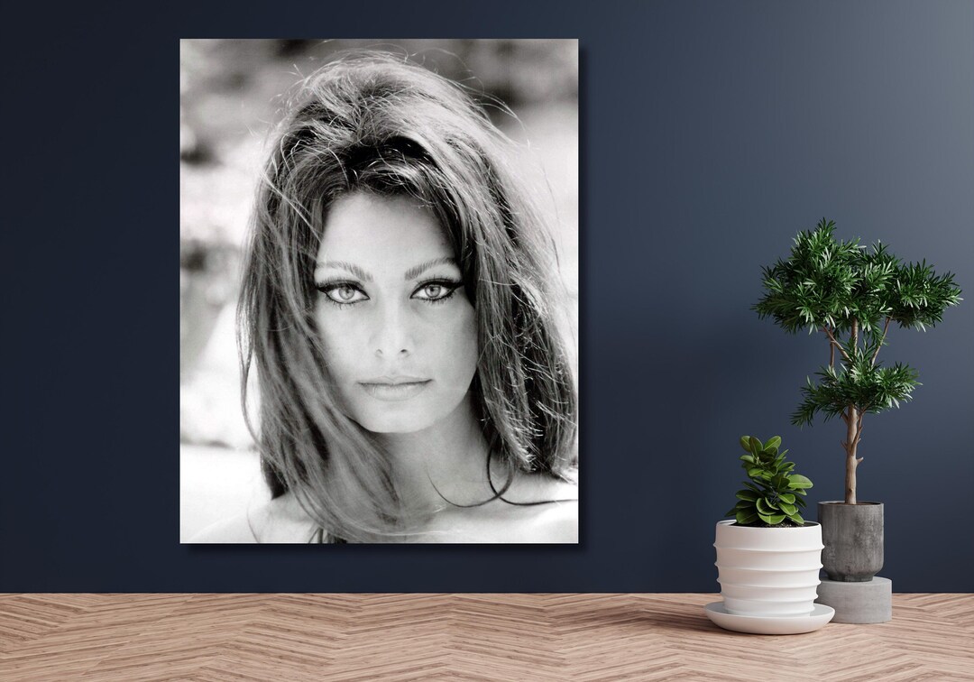 Sophia Loren Wall Art,old Hollywood Decor, Feminist Print, Black and ...