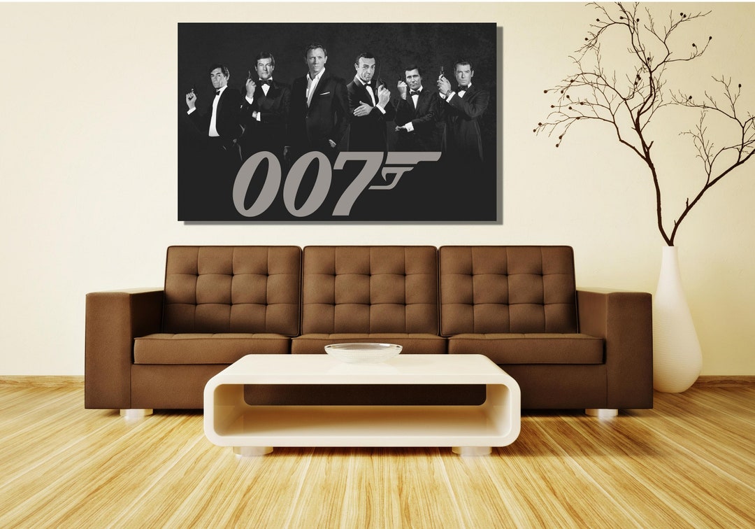 James Bond Poker Game Print Poster,james Bond Poker Game Poster,james ...