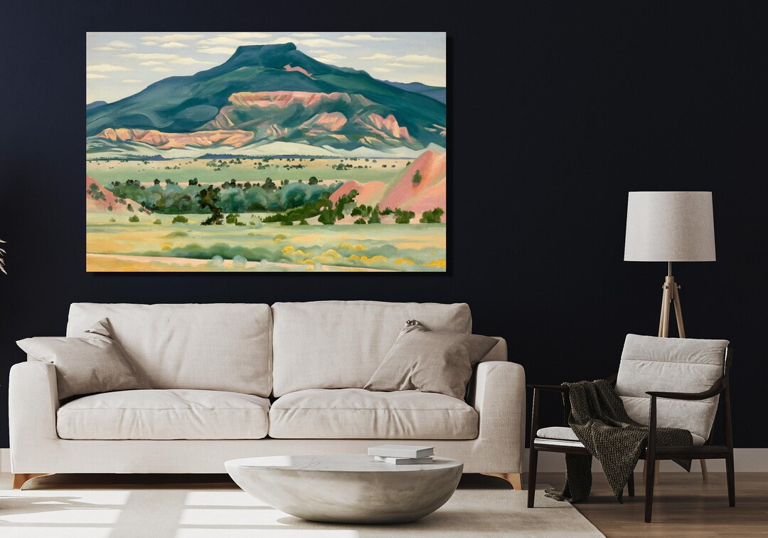 Georgia Okeeffe New Mexico Landscapes Georgia Okeeffe Mountain ...