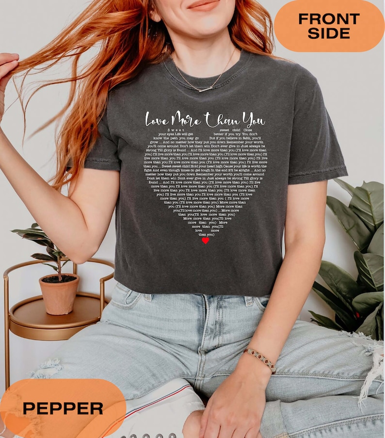 Moneoa Moshesh Love More Than You Comfort Colors® Shirt Express Your ...