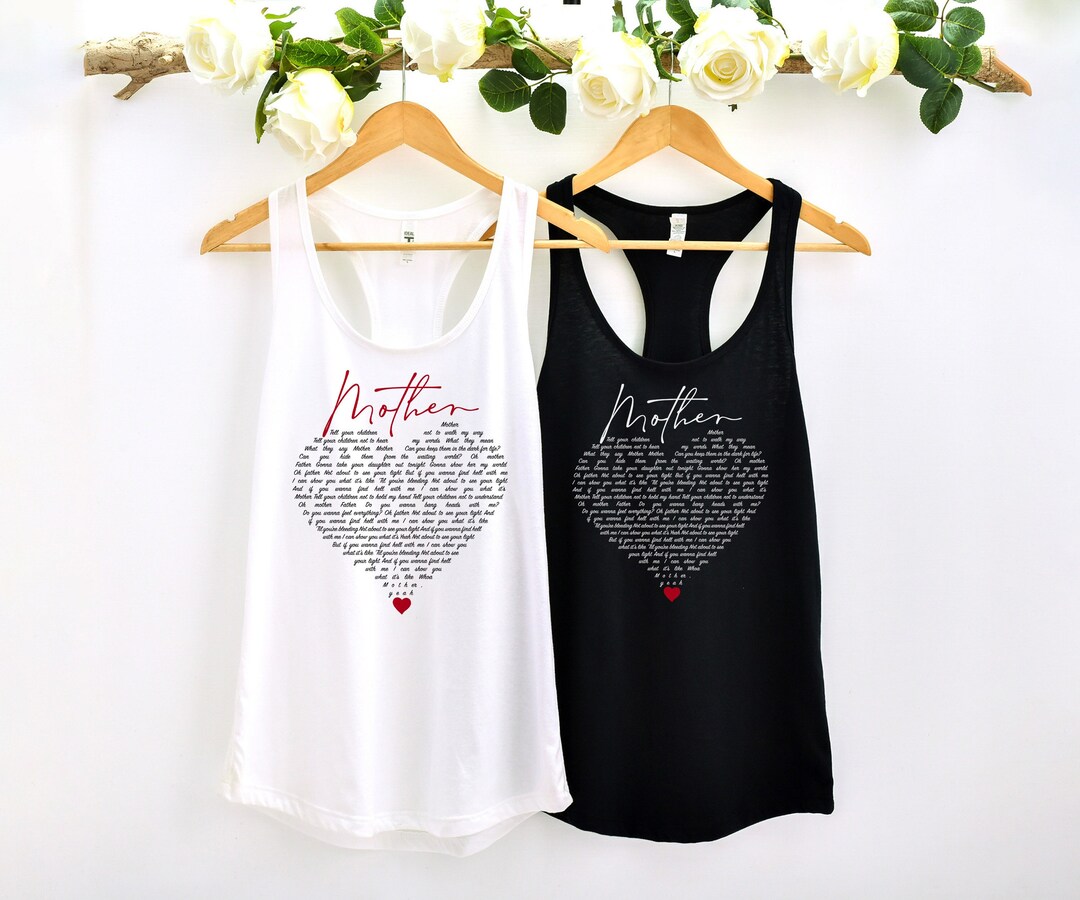 Mother Song Lyric From Danzig Women's Tank, Customize Mother Lyric ...