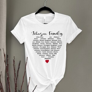 Custom Family Tree Sweatshirt Create Lasting Memories With Personalized ...