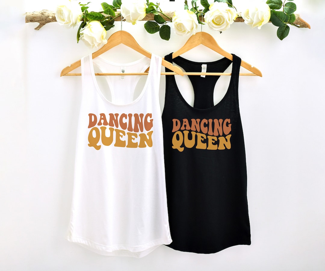 Dancing Queen Women's Tank, Dancing Queen Retro Women's Muscle Tank ...