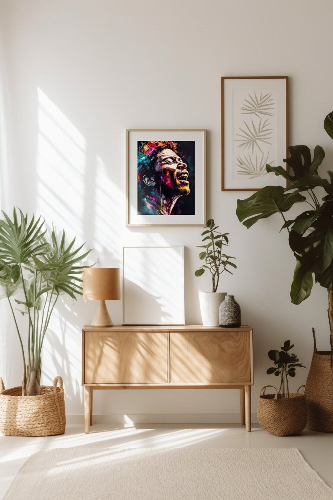 Vibrant Singer Digital Poster - Etsy