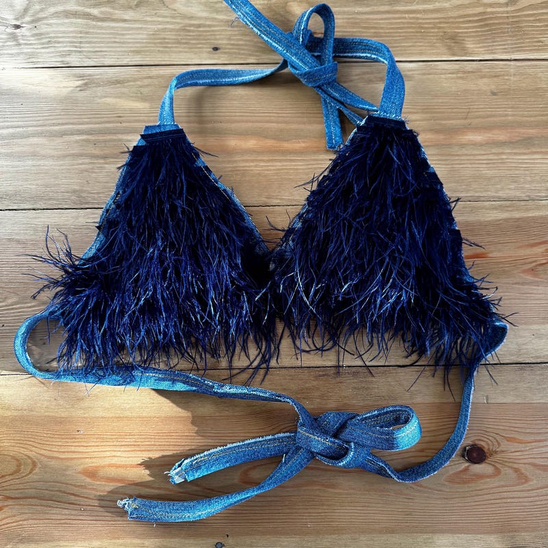 Feather Bra - Etsy