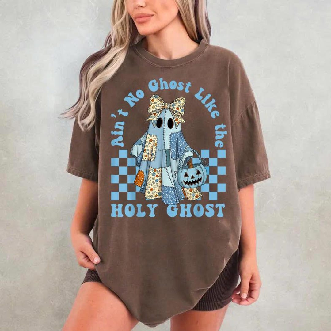 Groovy Aint No Ghost Like the Holy Ghost Christian Halloween PNG - Etsy