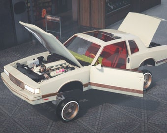 Cadillac Deville Lowrider Fivem Grand Theft Auto 5 Optimized Mod High ...