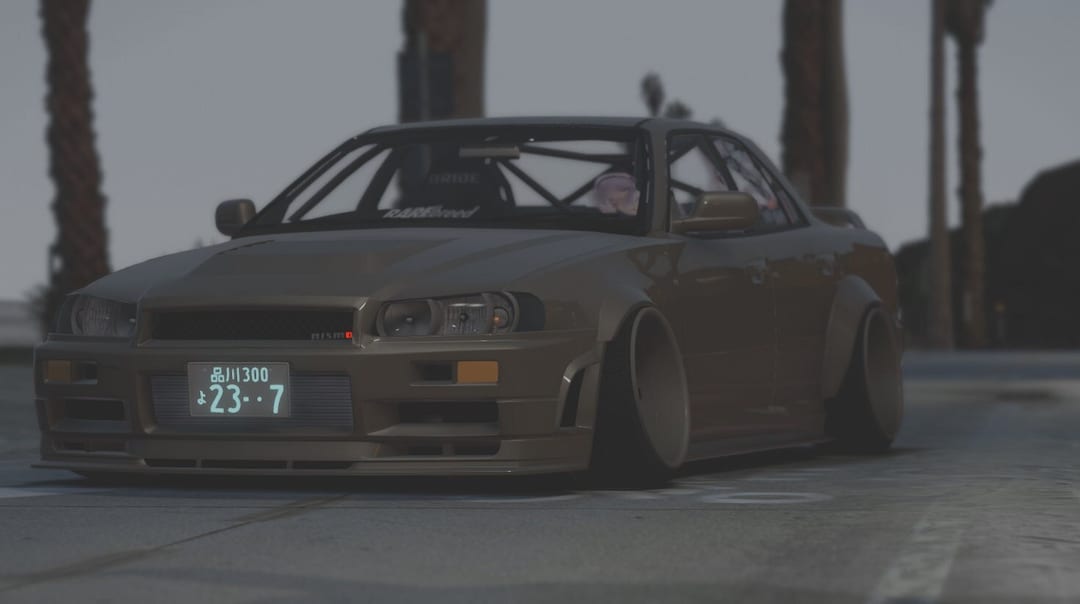 Nissan Skyline GTR R34 RHD Fivem Grand Theft Auto 5 Optimized Mod High ...