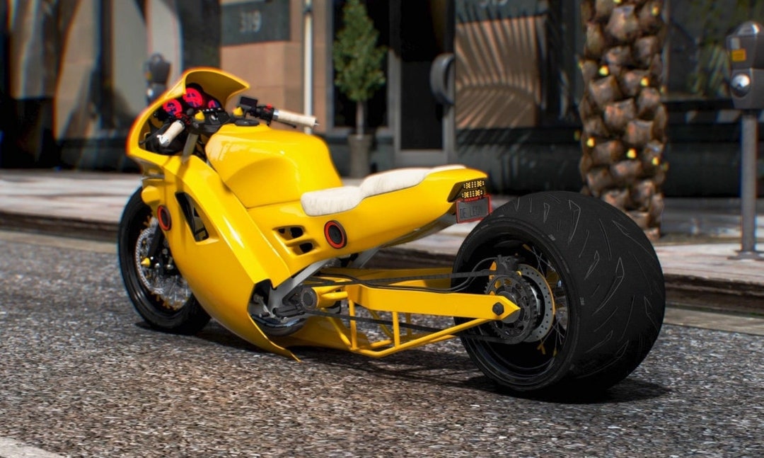 Stretched Drag CBR600 Fivem Grand Theft Auto 5 Optimized Mod High ...