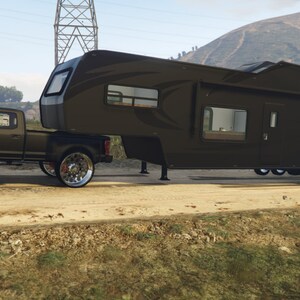 Debadged Camper Toy Hauler With Full Interior Fivem Grand Theft Auto 5 ...