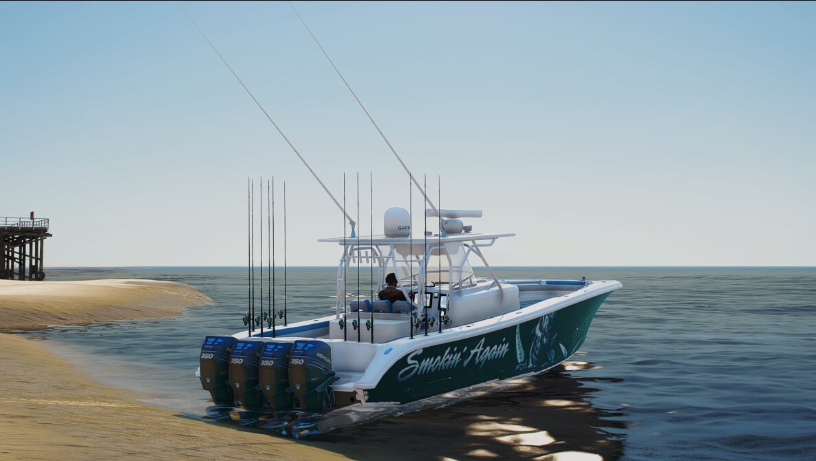 42FT Yellow Fin Boat & Trailer Fivem Grand Theft Auto 5 Optimized Mod ...