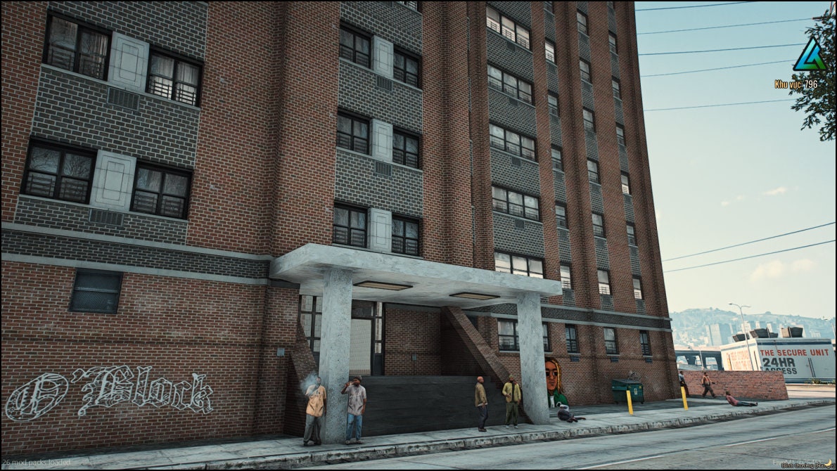 Oblock Hood With 24/7 Store KFC 38 Apartments Fivem Grand Theft Auto 5 ...