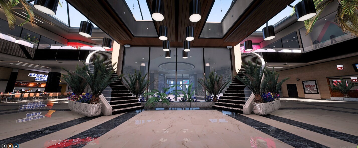 Shopping Mall V2 Fivem Grand Theft Auto 5 Optimized Mod High Quality ...