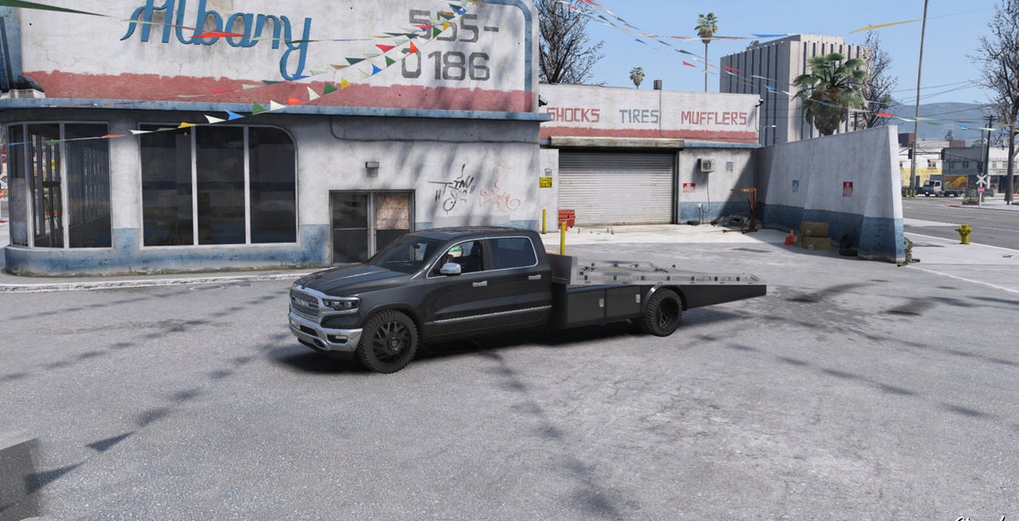 Dodge Ram 3500 Flatbed Tow Truck Fivem Grand Theft Auto 5 - Etsy Canada