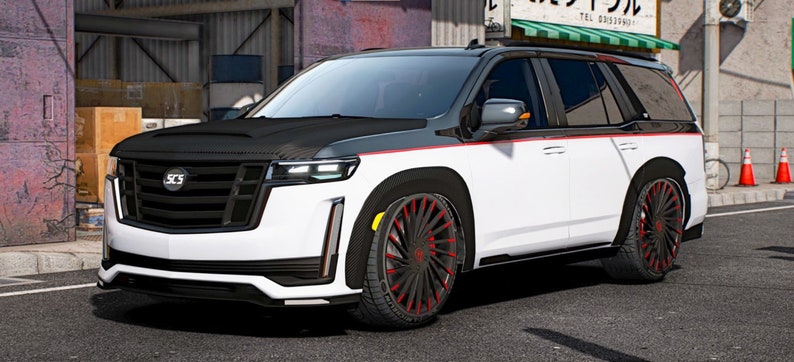 Cadillac Escalade Widebody Fully Bulletproof Fivem Grand Theft Auto 5 ...